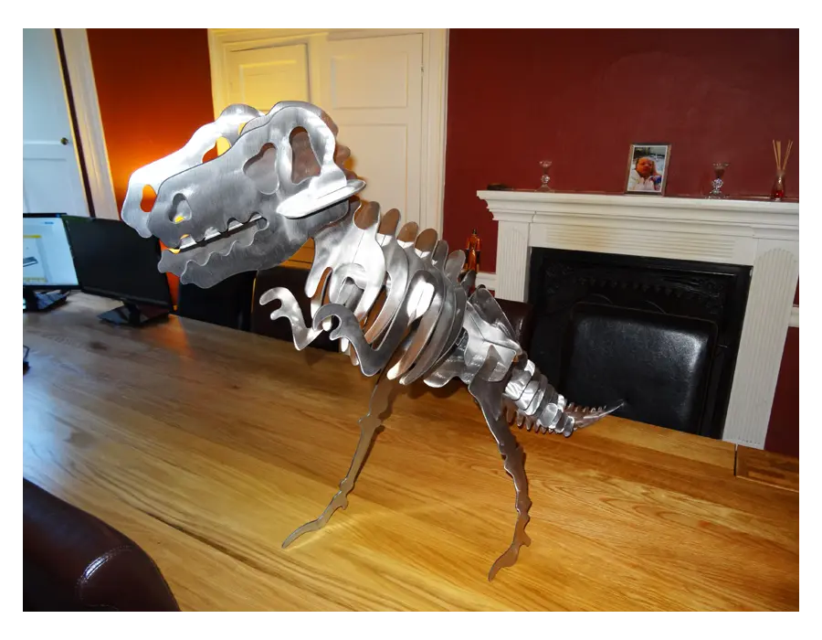 Catalog :: Models & Sculptures :: Steel Dinosaurs :: T-Rex ...